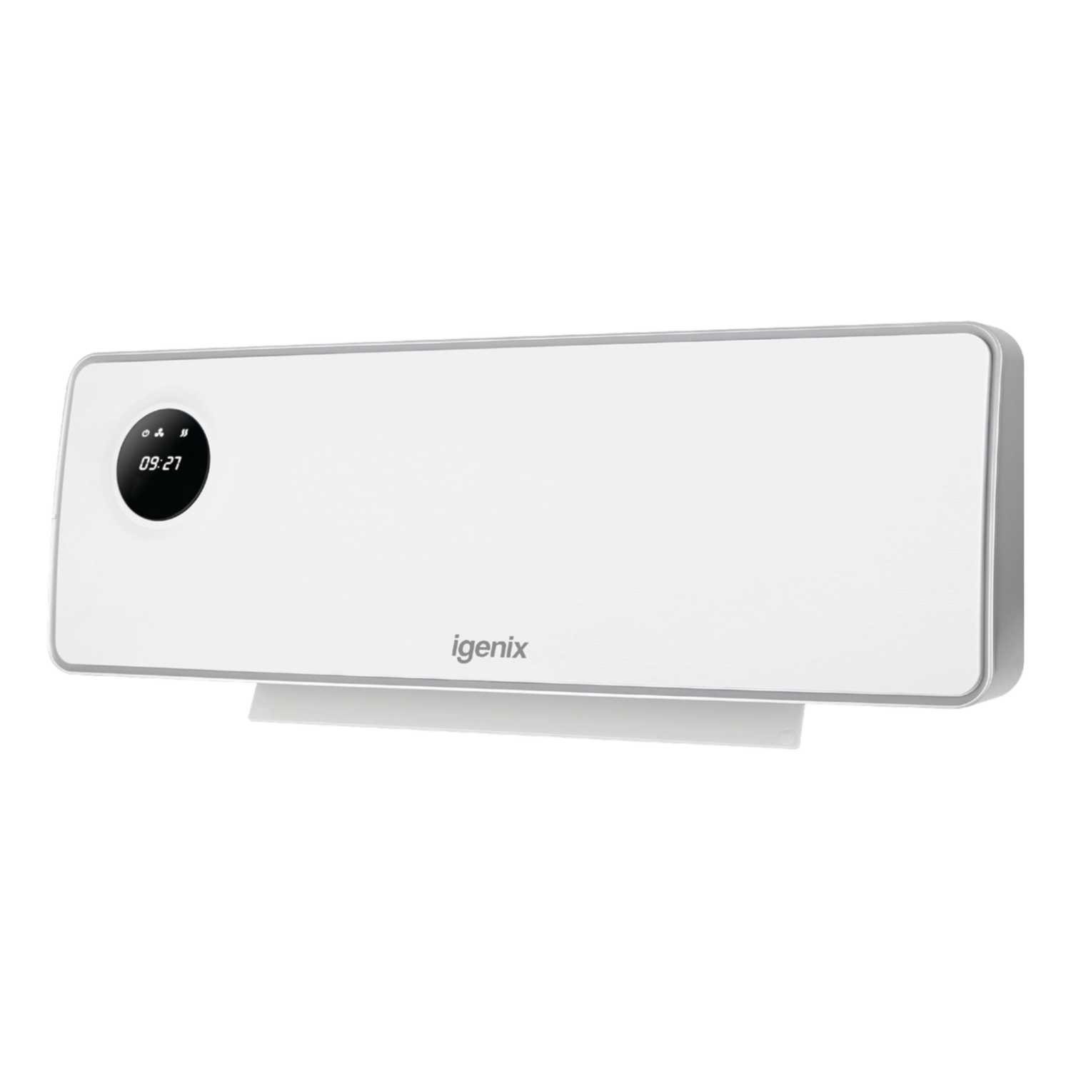 Igenix 2kW Wall Mounted PTC Fan Heater White (IGHW020TDW) | CEF