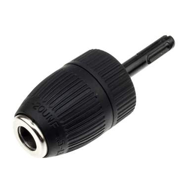 Pioneer Tools ½" x 20 Plastic Bodied Keyless Chuck with SDS+ Adaptor ...