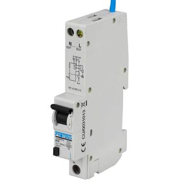 Proteus 10A 1P+N 1 Module B Curve 6kA 30mA Type A RCBO (10MBRSPA) | CEF