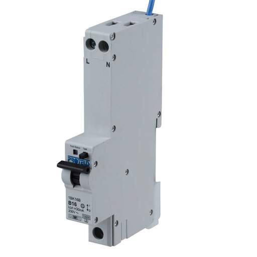 Proteus 16A Double Pole 1 Module Bidirectional B Curve 10kA 30mA Type B ...