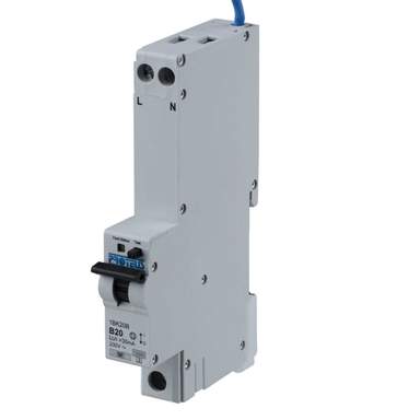 Proteus 20A Double Pole 1 Module Bidirectional B Curve 10kA 30mA Type B RCBO (1BK20B) | CEF