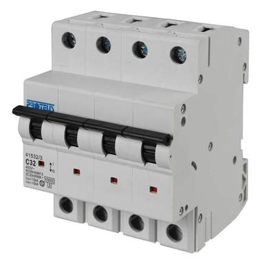 Proteus 32A Four Pole 15kA C Curve MCB (41532/3) | CEF