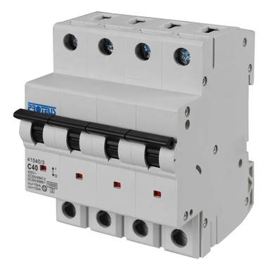 Proteus 40A Four Pole 15kA C Curve MCB (41540/3) | CEF
