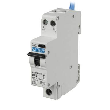 Proteus 10A 1P+N 1 Module B Curve 6kA 30mA Type A Compact RCBO (10MBRSPKA) | CEF