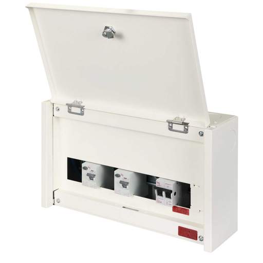 M2 10 Way Flexible Dual 63A Type A RCD High Integrity Metal Clad ...