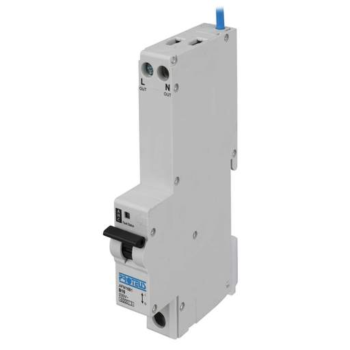 Proteus 16A Double Pole 1 Module B Curve 6kA 30mA Type A AFDD Combined MCB (AFM16B1) | CEF