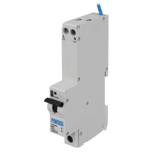 Proteus 20A Double Pole 1 Module B Curve 6kA 30mA Type A AFDD Combined MCB (AFM20B1) | CEF