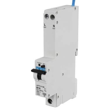 Proteus 10A Double Pole 1 Module Bidirectional B Curve 10kA 30mA Type A AFDD / RCBO (AFR1010B) | CEF