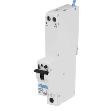 Proteus 10A Double Pole 1 Module Bidirectional C Curve 6kA 30mA Type A AFDD / RCBO (AFR10C1) | CEF