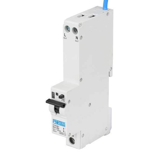 Proteus 32A Double Pole 1 Module Bidirectional B Curve 6kA 30mA Type A AFDD / RCBO (AFR32B1) | CEF