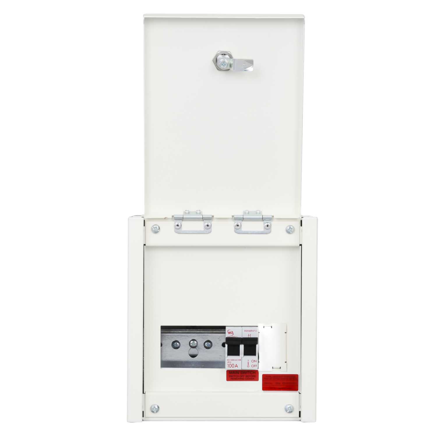 M2 4 Way 100A Isolator Incomer Metal Clad Consumer Unit (AM2X4MU) | CEF