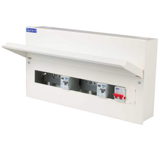 Proteus 7 + 7 Dual 80A Type A RCD High Integrity Metal Clad Consumer ...