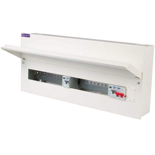 Proteus 11 + 11 Dual 80A Type A RCD Metal Clad Consumer Unit ...