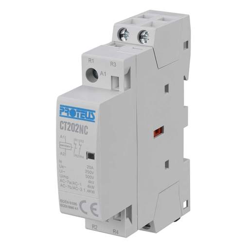 Proteus 20A 2 Pole 230V 1 Module NC Contactor (CT202NC) | CEF
