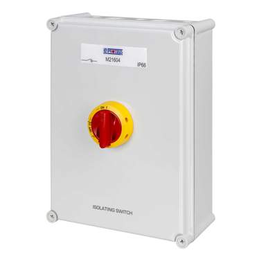 Proteus 160A 4 Pole Rotary Isolator Switch IP65 (M21604) | CEF