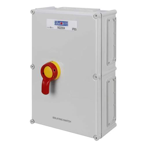 Proteus 200A 4 Pole Rotary Isolator Switch IP65 (M22004) | CEF