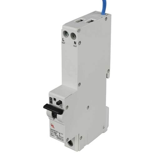 M2 10A Double Pole 1 Module C Curve 6kA 30mA Type A AFDD Combined RCBO (M2AFR10C1) | CEF