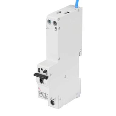 M2 20A Double Pole 1 Module B Curve 6kA 30mA Type A AFDD Combined RCBO ...