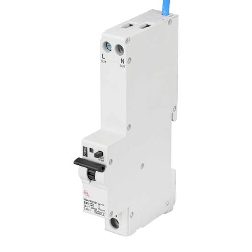 M2 40A Double Pole 1 Module B Curve 6kA 30mA Type A AFDD Combined RCBO (M2AFR40B1) | CEF