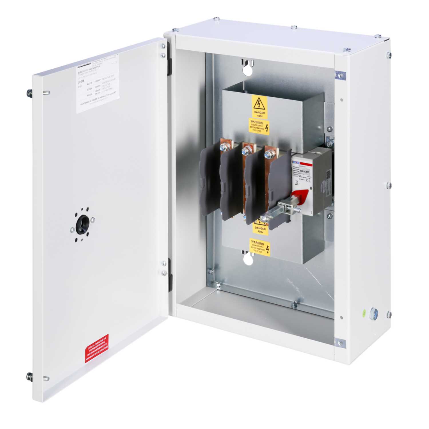 Proteus 100A TP+N Metal Isolator Switch Disconnector (U100S) | CEF