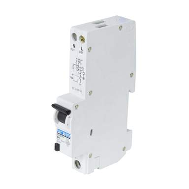 Proteus 40A Single Pole 1 Module B Curve 4.5kA 30mA Type AC RCBO (40MBRSP) | CEF