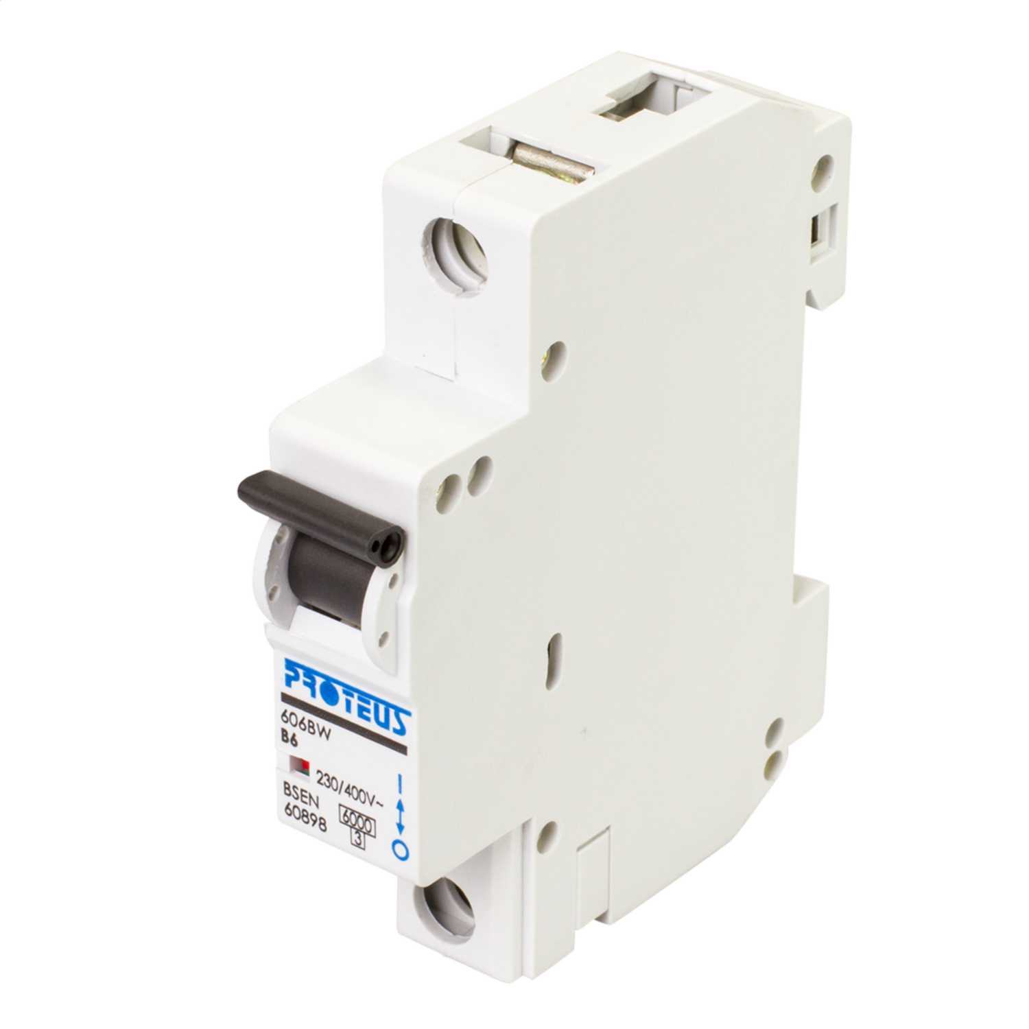 Proteus 6A Single Pole 6kA B Curve MCB (606B) | CEF
