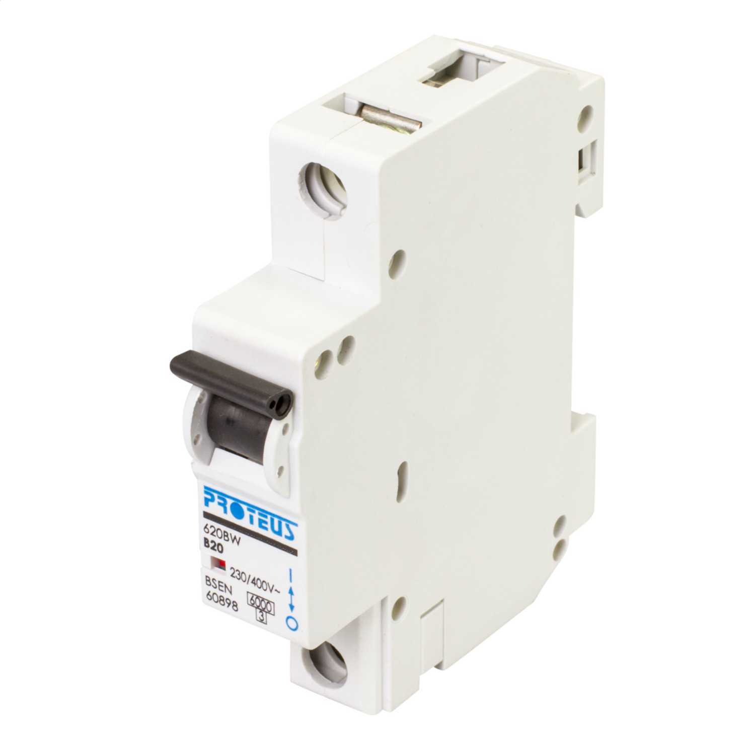 Proteus 20A Single Pole 6kA B Curve MCB (620B) | CEF