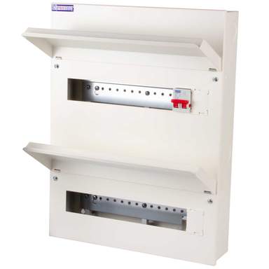 Proteus 30 Way Dual Row 100A Isolator Incomer Metal Clad Consumer Unit ...