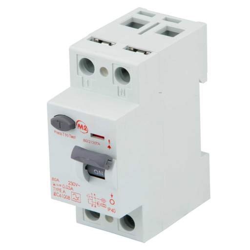 M2 80A 2 Pole 30mA Type A RCD (M280230A) | CEF