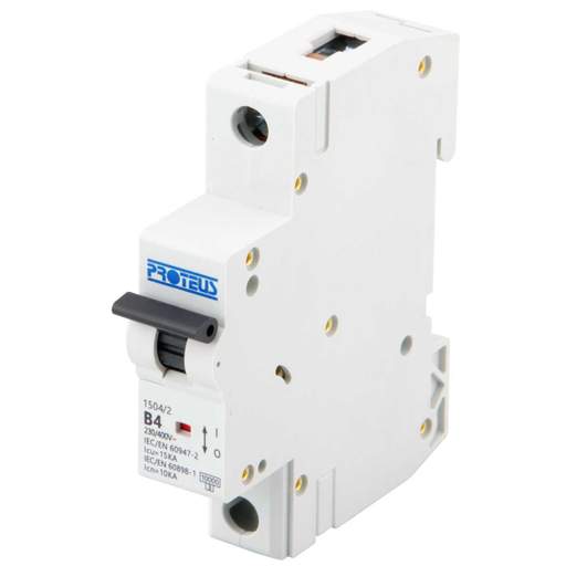 Proteus 4A Single Pole 15kA B Curve MCB (1504/2) | CEF
