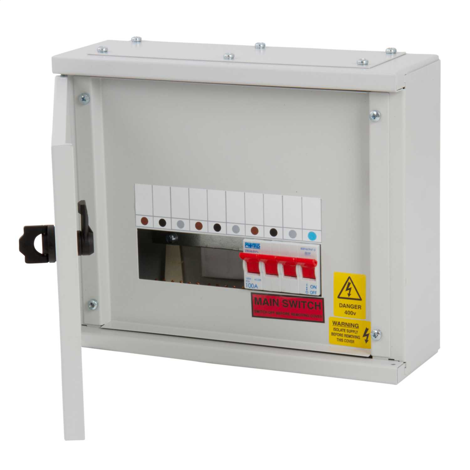 Proteus 2 Way TP+N Type A Distribution Board 100A Incomer (ABX2S1) | CEF