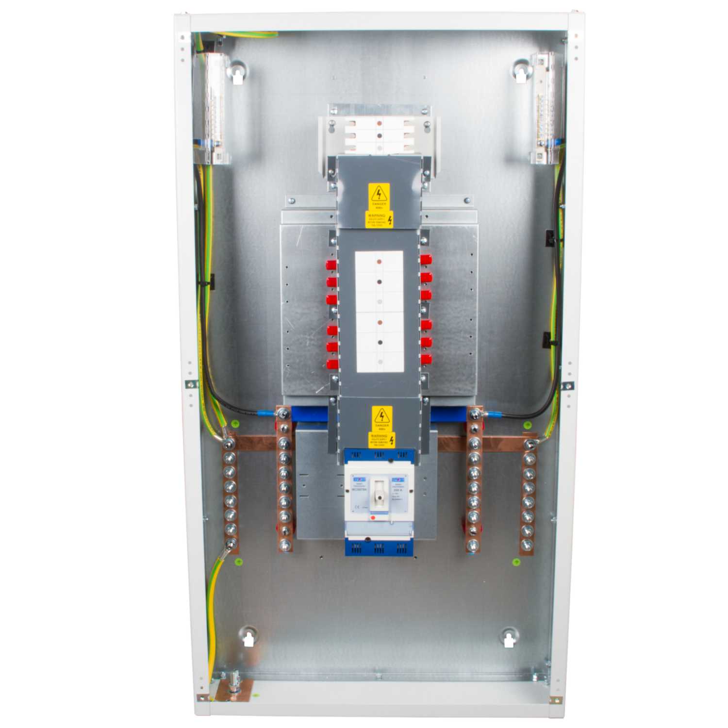 Proteus 2 + 4 Way TP+N MCB Combination Board with 200A MCCB Incomer ...