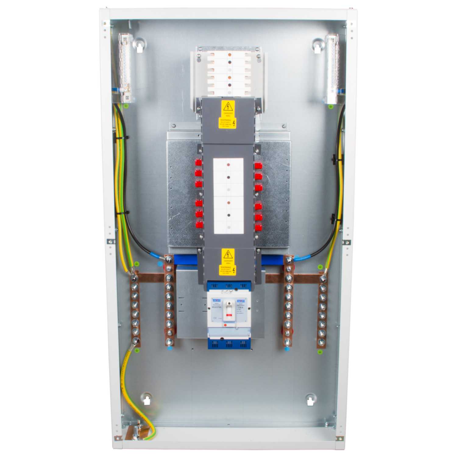 Proteus 4 + 4 Way TP+N MCB Combination Board with 250A MCCB Incomer ...