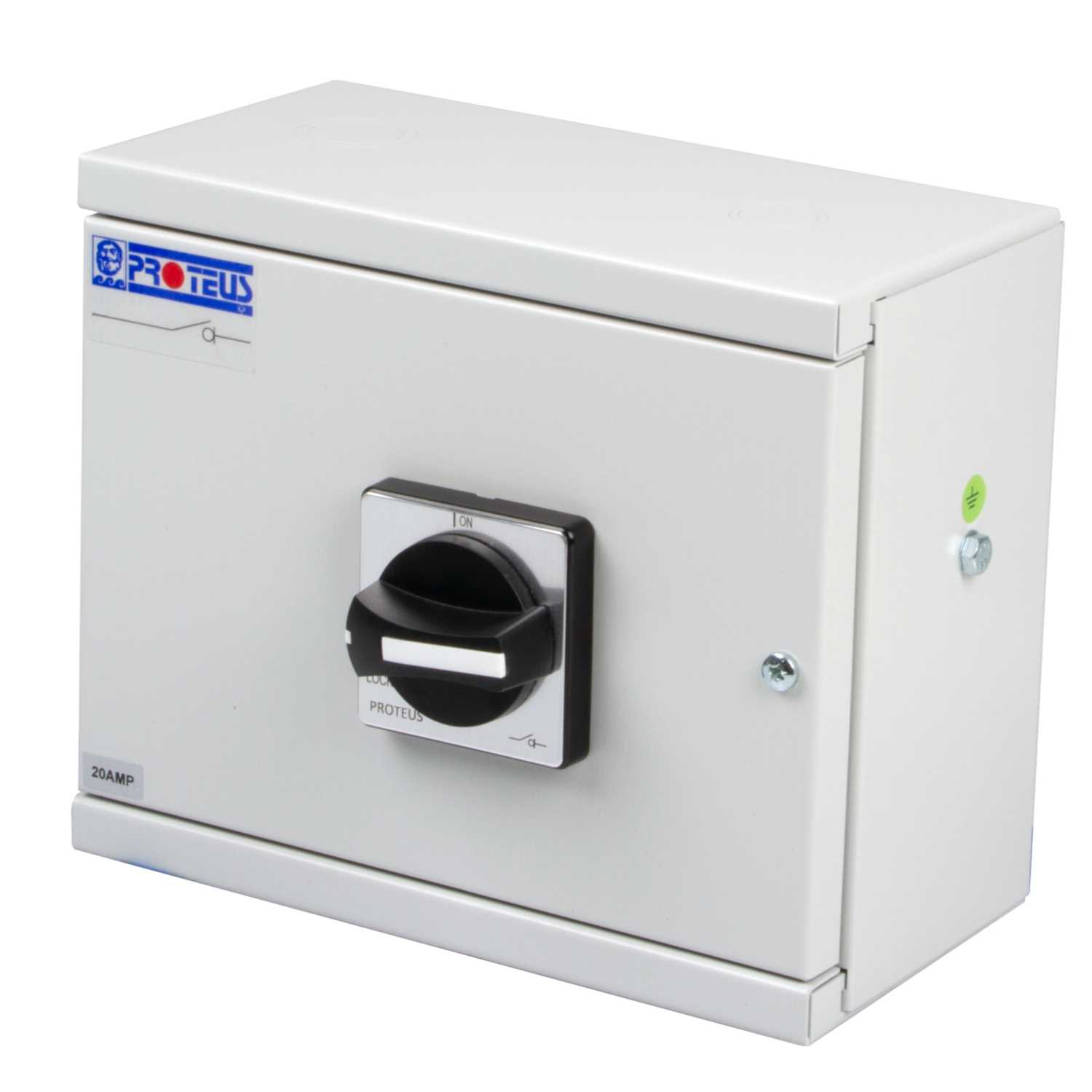 Proteus Euro 20A TP+N Metal Isolator Switch Disconnector (E20TN) | CEF