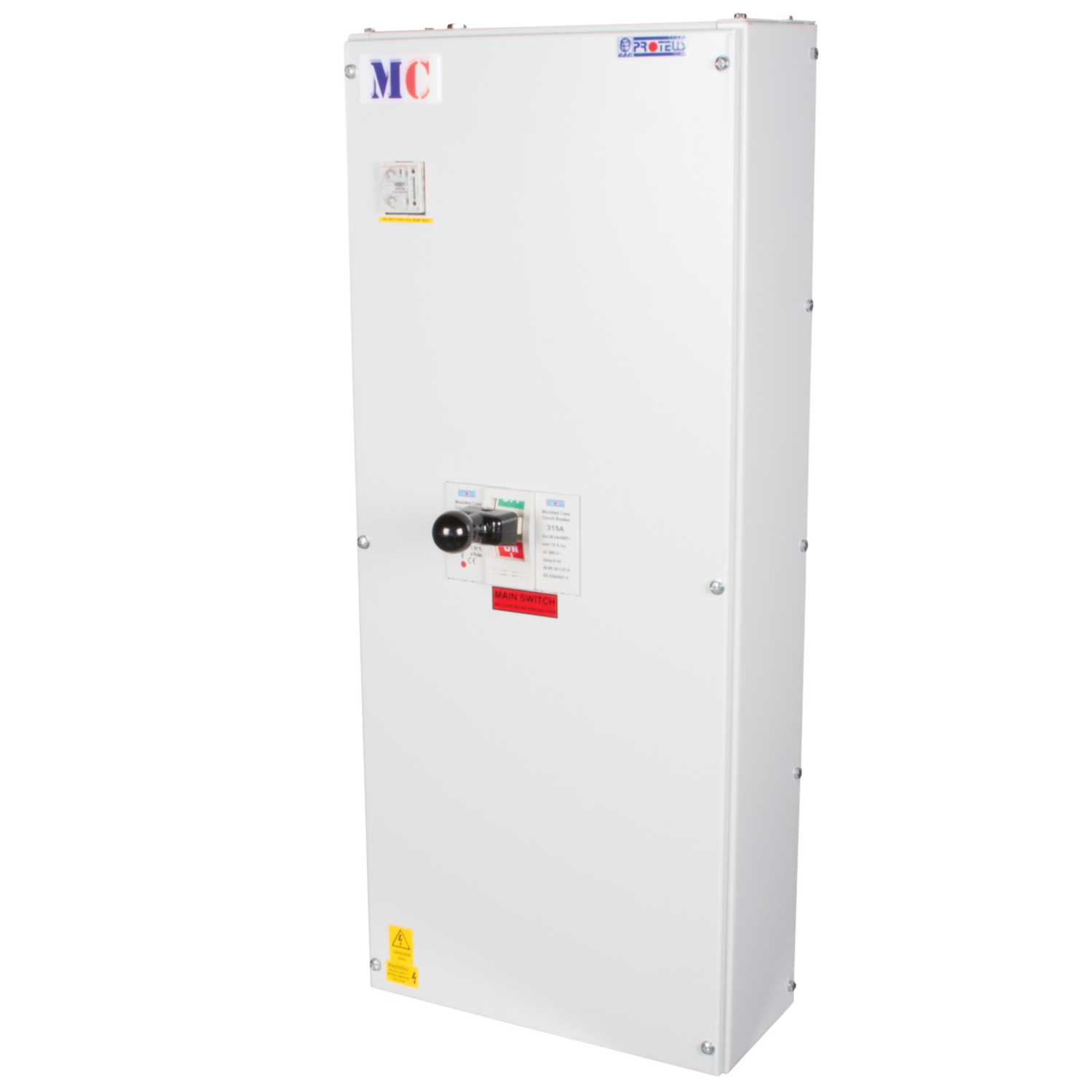 Proteus 400A Four Pole 36kA Enclosed MCCB with Earth Fault Relay Device ...