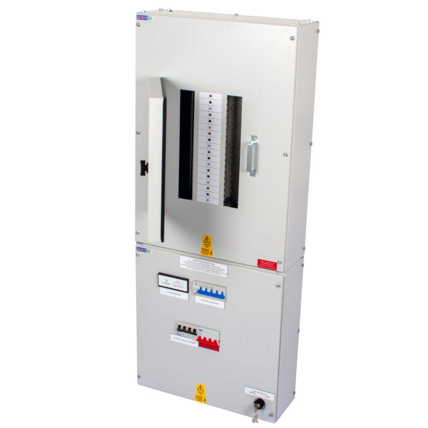 Proteus EV 12 Way TP+N Type B EV Distribution Board with 100A O-PEN ...