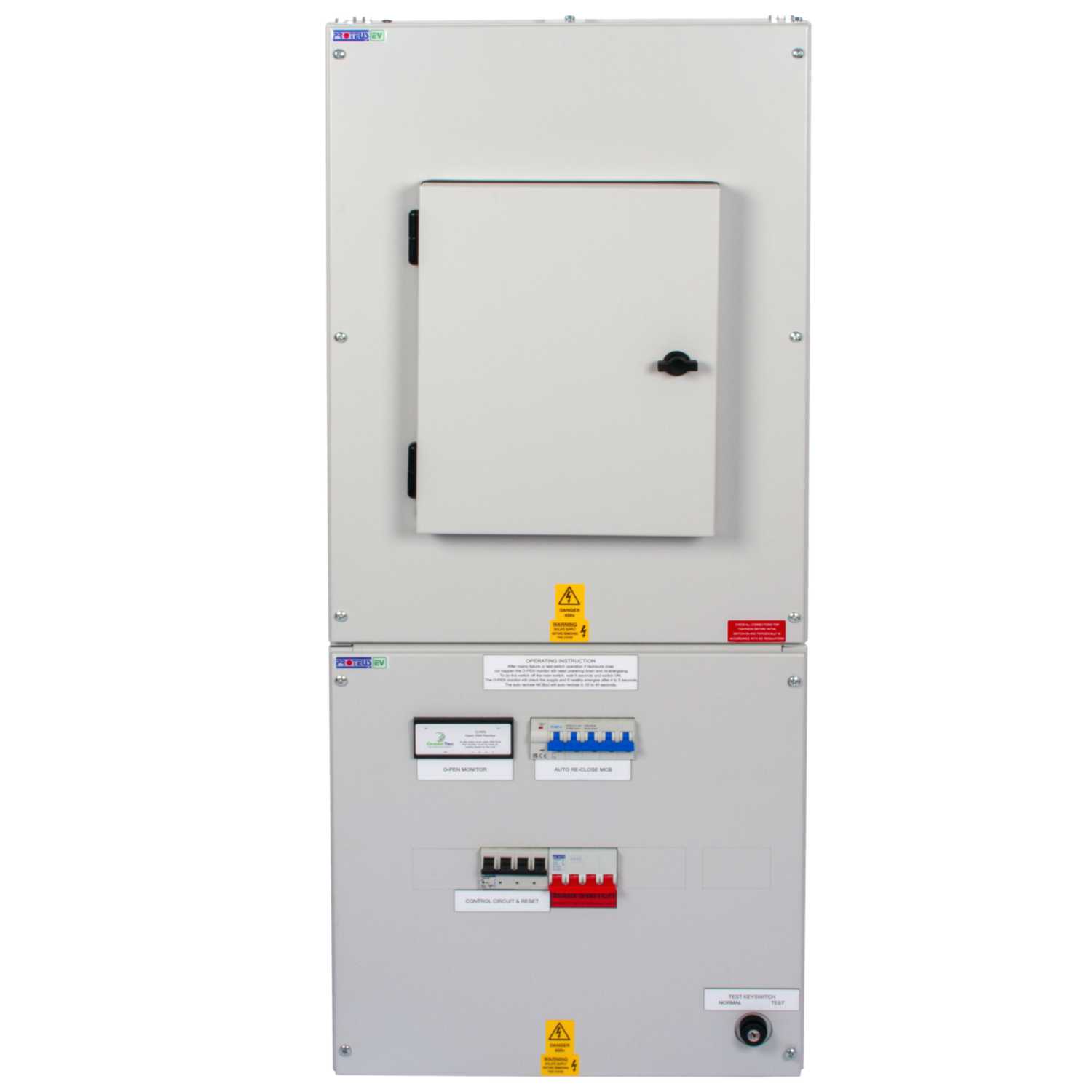 Proteus EV 12 Way TP+N Type B EV Distribution Board with 100A O-PEN ...