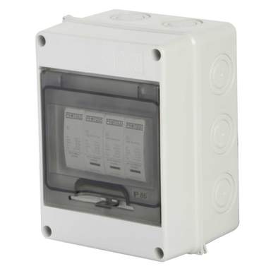 Proteus 40kA 4 Module 3 Pole and Neutral Type 2 Surge Protector with ...