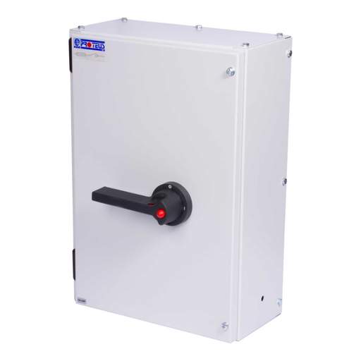 Proteus 160A Four Pole Metal Isolator Switch Disconnector with Fuses (U160FS4P) | CEF