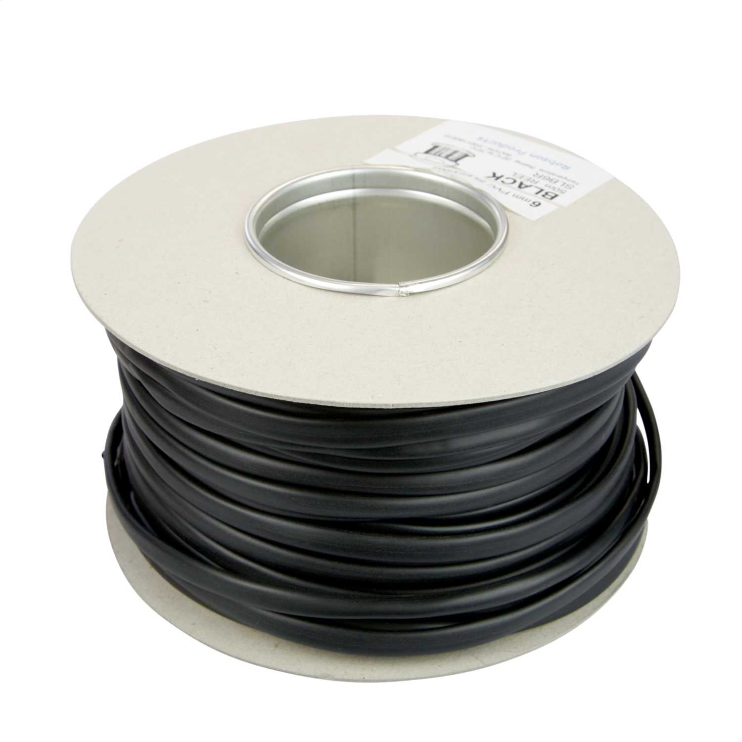 Robson Products 6.0mm PVC Black Sleeving (50m Reel) (SLB6R) | CEF