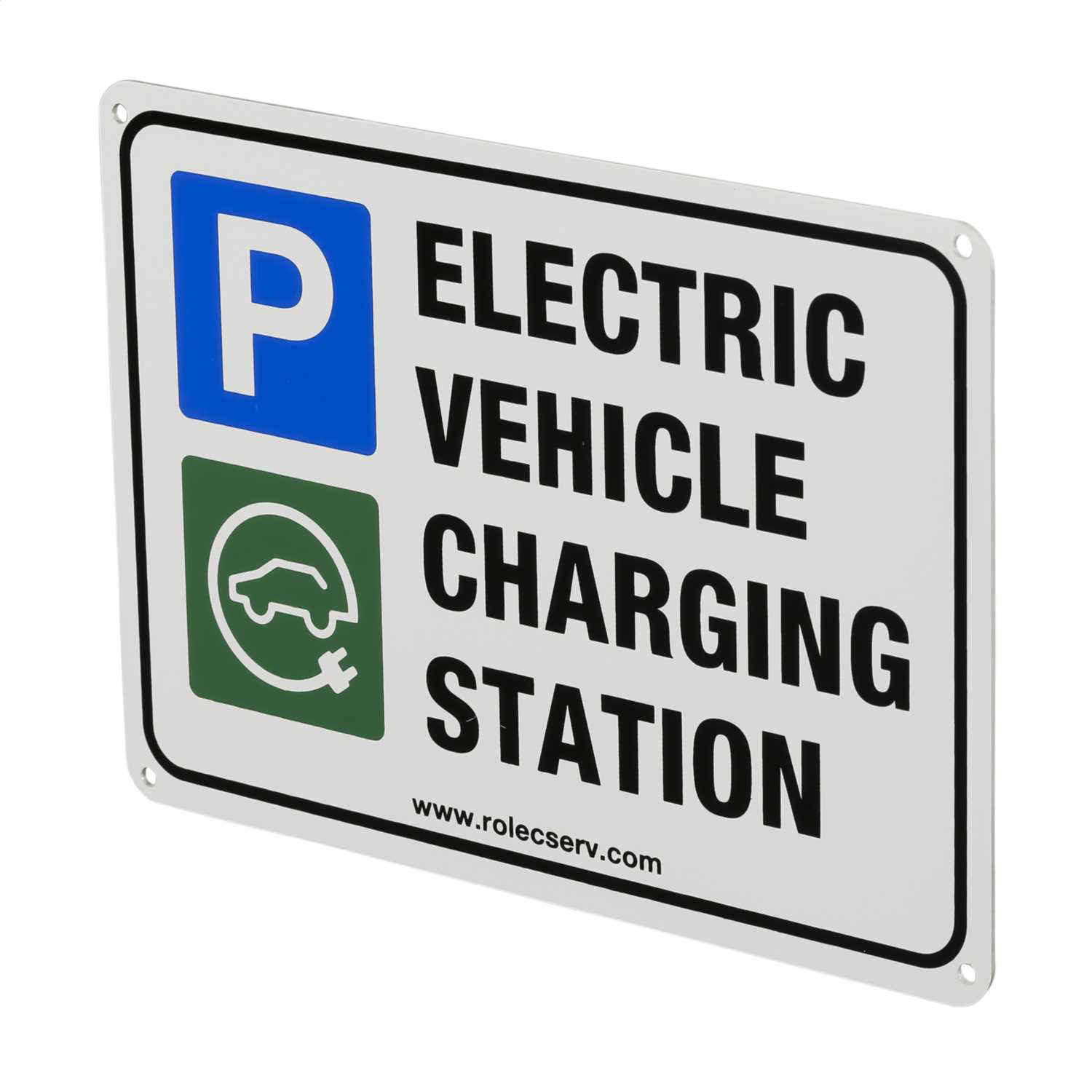 Rolec EV A4 Aluminium Electric Vehicle Charging Station Sign (EVPS0010 ...