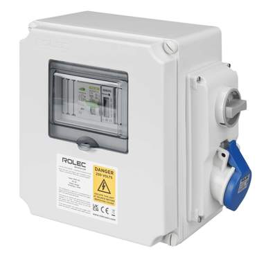 Rolec LSHU 16A Interlocked 1 Way Metered Caravan Hook Up Point ...