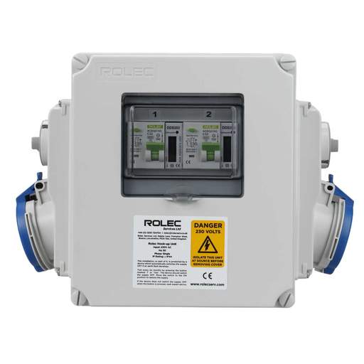 Rolec LSHU 32A Interlocked 2 Way Metered Caravan Hook Up Point ...