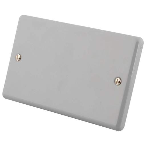 M2 2 Gang Blank Plate Metal Clad (M22BPM) | CEF