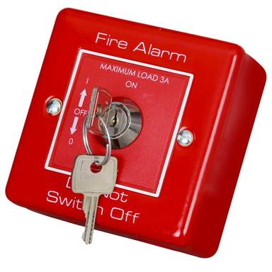 RPP Easy Clip Fire Alarm Rotary Key Switch Metal Clad Red (RPE5148) | CEF