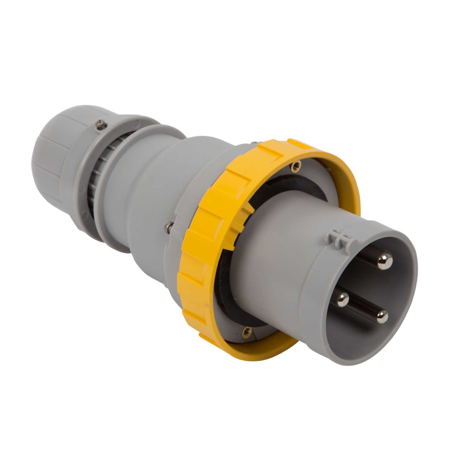 Scame OPTIMA 63A 2P+E 110V Plug IP67 Yellow (218.6330) | CEF