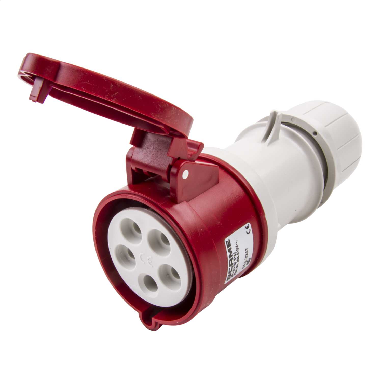 Scame OPTIMA 32A 3P+N+E 415V Coupler IP44 Red (313.3247) | CEF
