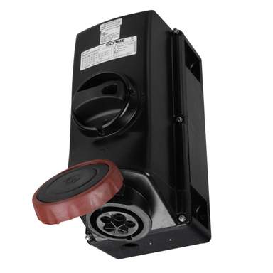 Scame Advance GRP GD Ex 16A 3P+N+E 415V Interlocked Socket (504.1687) | CEF