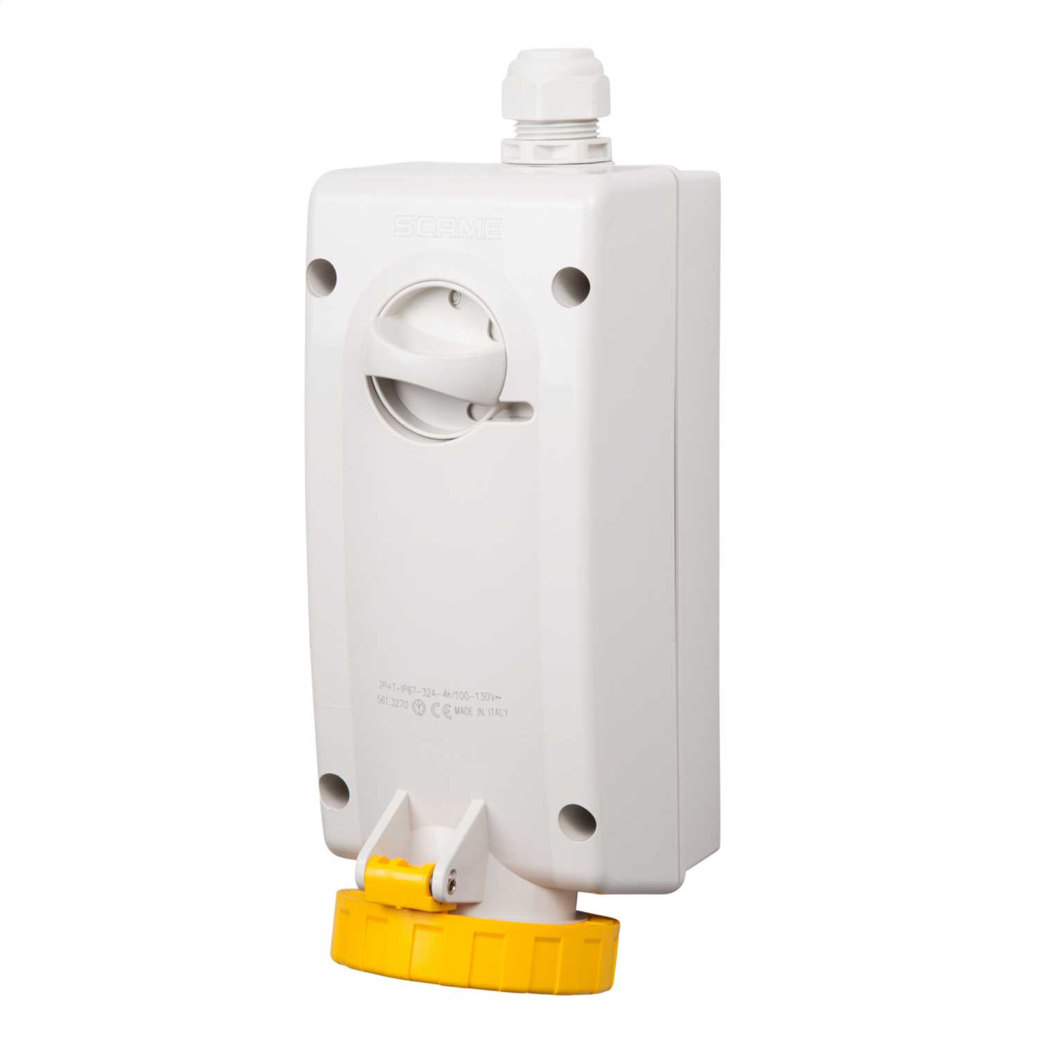 Scame ADVANCE 2 32A 2P+E 110V Interlocked Socket IP67 (561.3270) | CEF