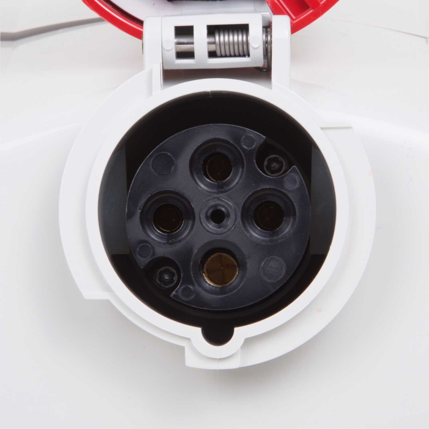 Scame ADVANCE 2 16A 3P+E 415V Interlocked Switched RCD Protected Socket ...